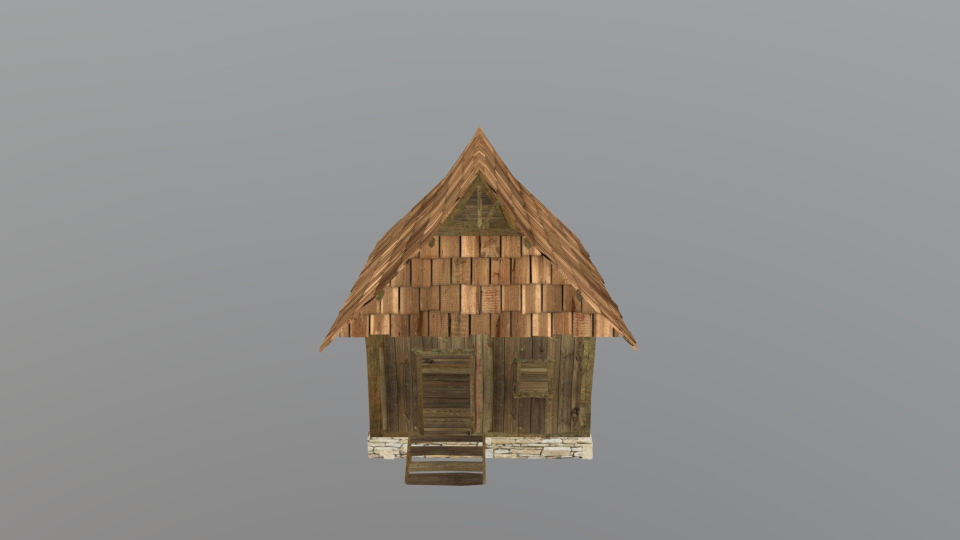 Wooden Cabin Fbx - 3D model by tukangg [ecbe48d] - Sketchfab