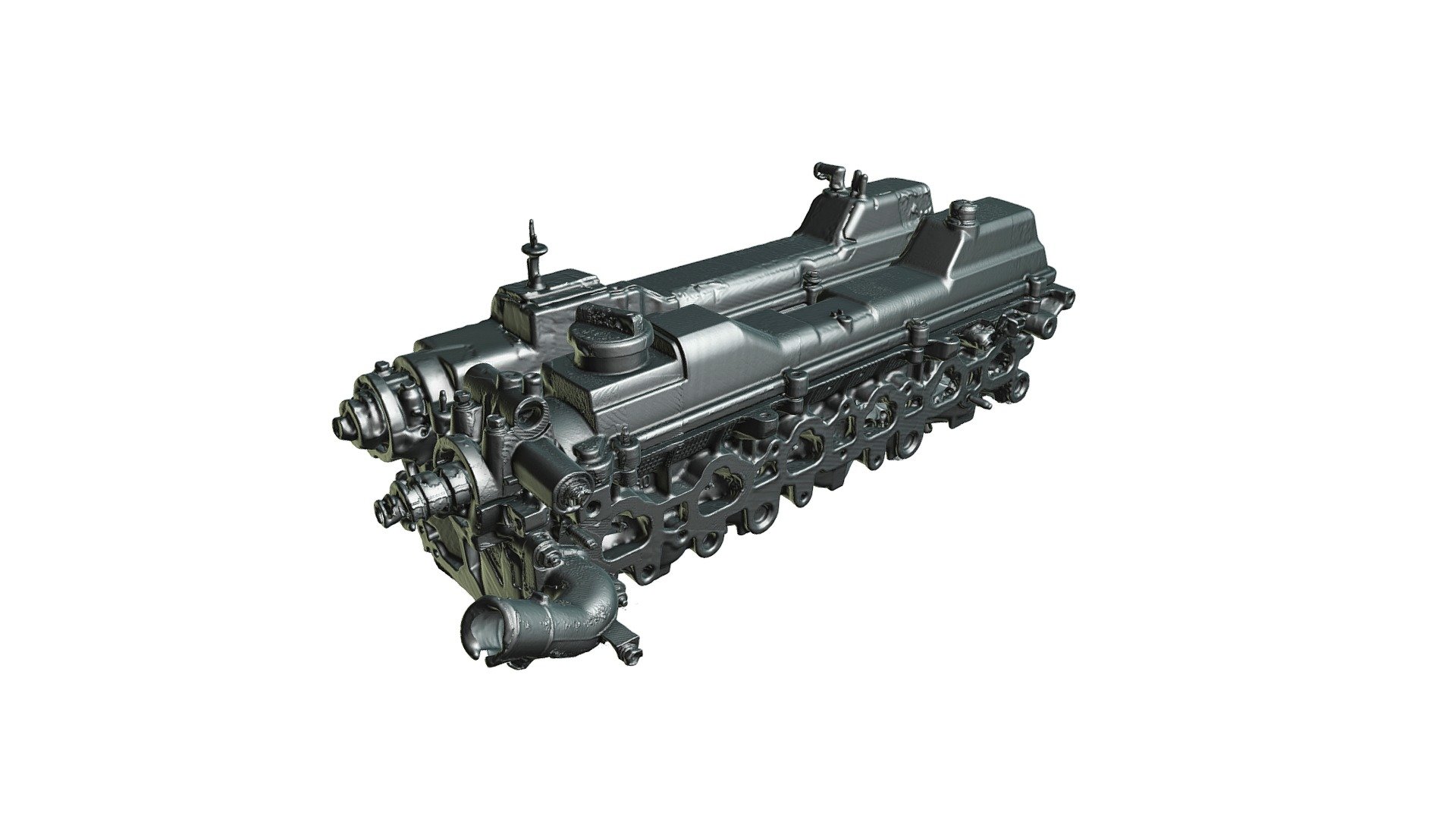 Toyota 2JZ-GE (NA) Cylinder Head - 3D model by Altrous [ecbfc9a ...