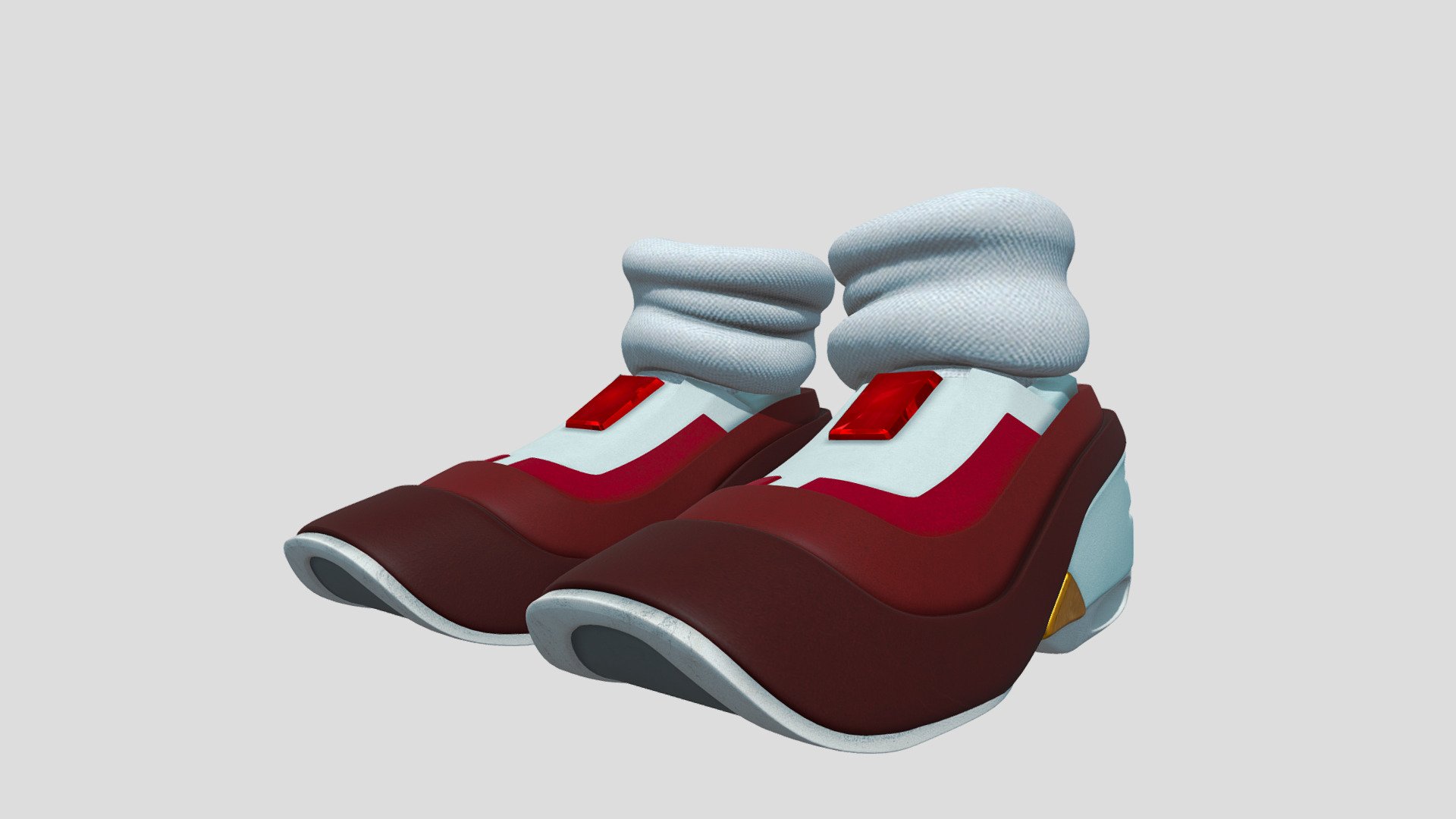 Sonic '06 HD Gem Shoes - Download Free 3D model by PurlSaturn ...