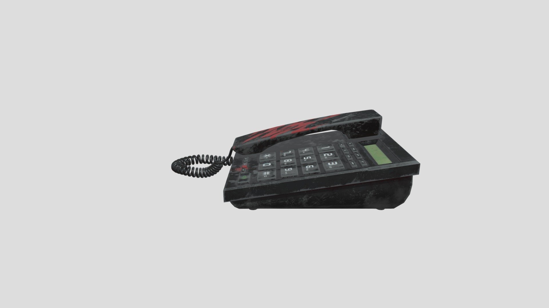 Old Landline Phone - 3D model by MarcelMartinezLara [ecc2014] - Sketchfab