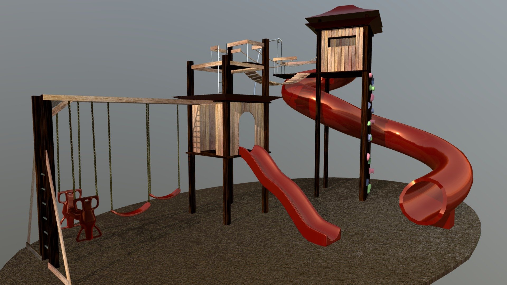 Playground - 3D model by Alexis Ward (@wal3) [ecc2435] - Sketchfab