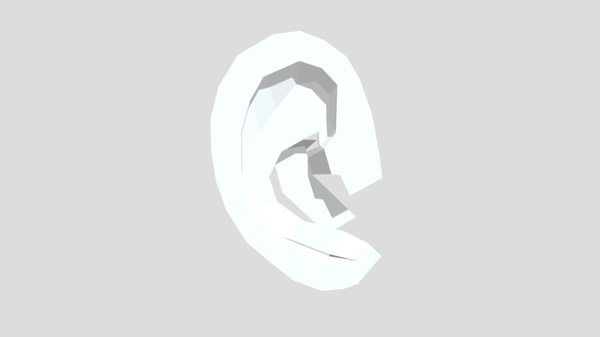 Oreja - 3D model by MedKate [ecc24af] - Sketchfab