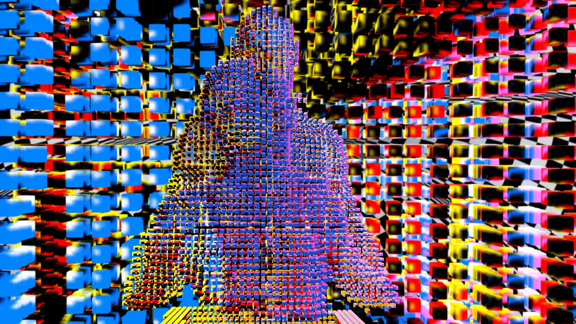 Cyber couple voxelized - 3D model by Miguelangelo Rosario ...
