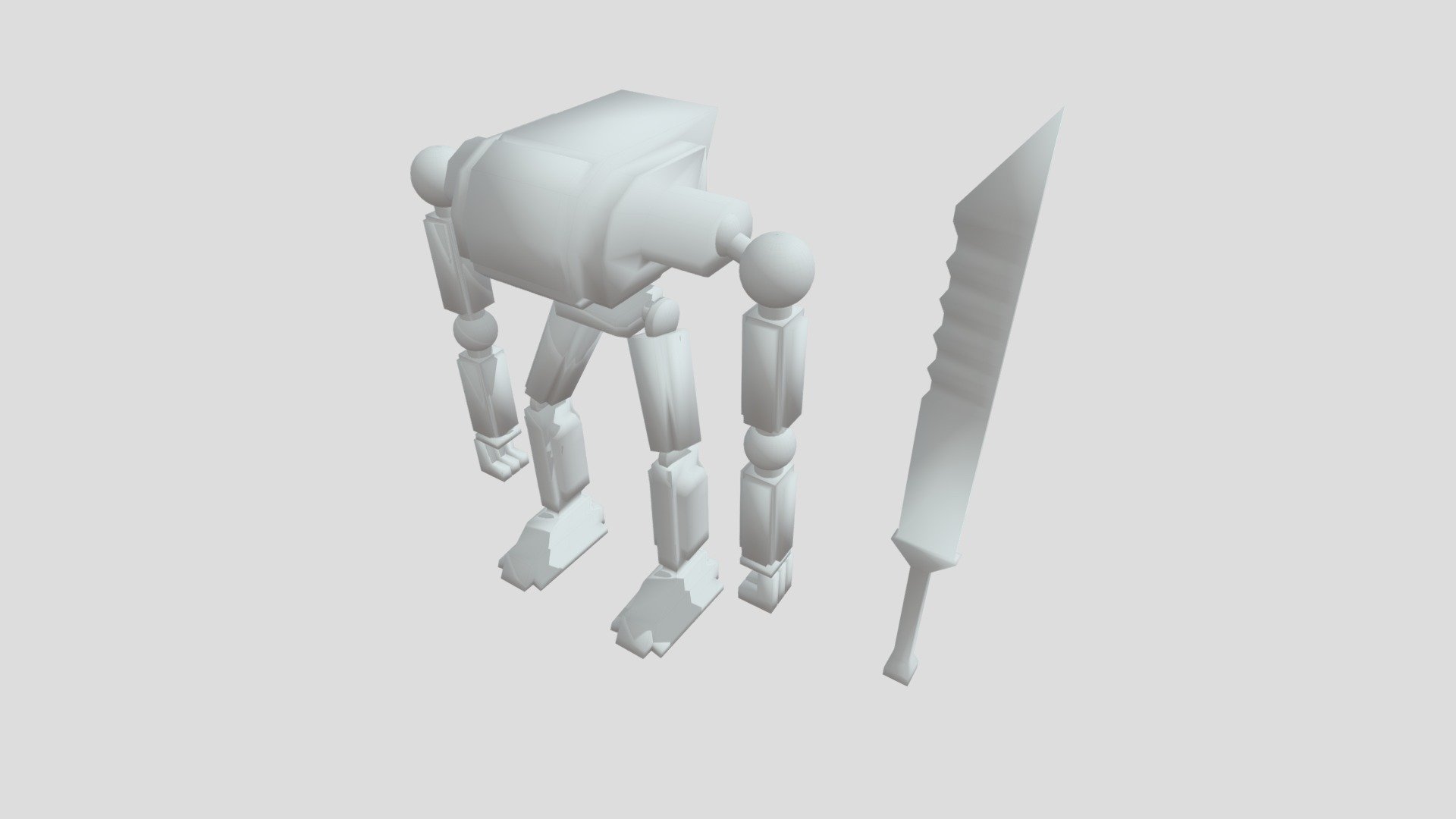 Mech Suit and Sword - Download Free 3D model by GeorgeBarnett2005 ...