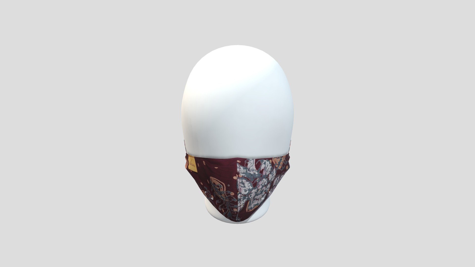 Face Mask Batik - Download Free 3D model by eeelabvisual [ecc3c67 ...