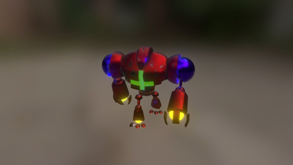 Animated Robot Model - 3D model by Kitt Beesley (@KittBeesley) [ecc429b ...