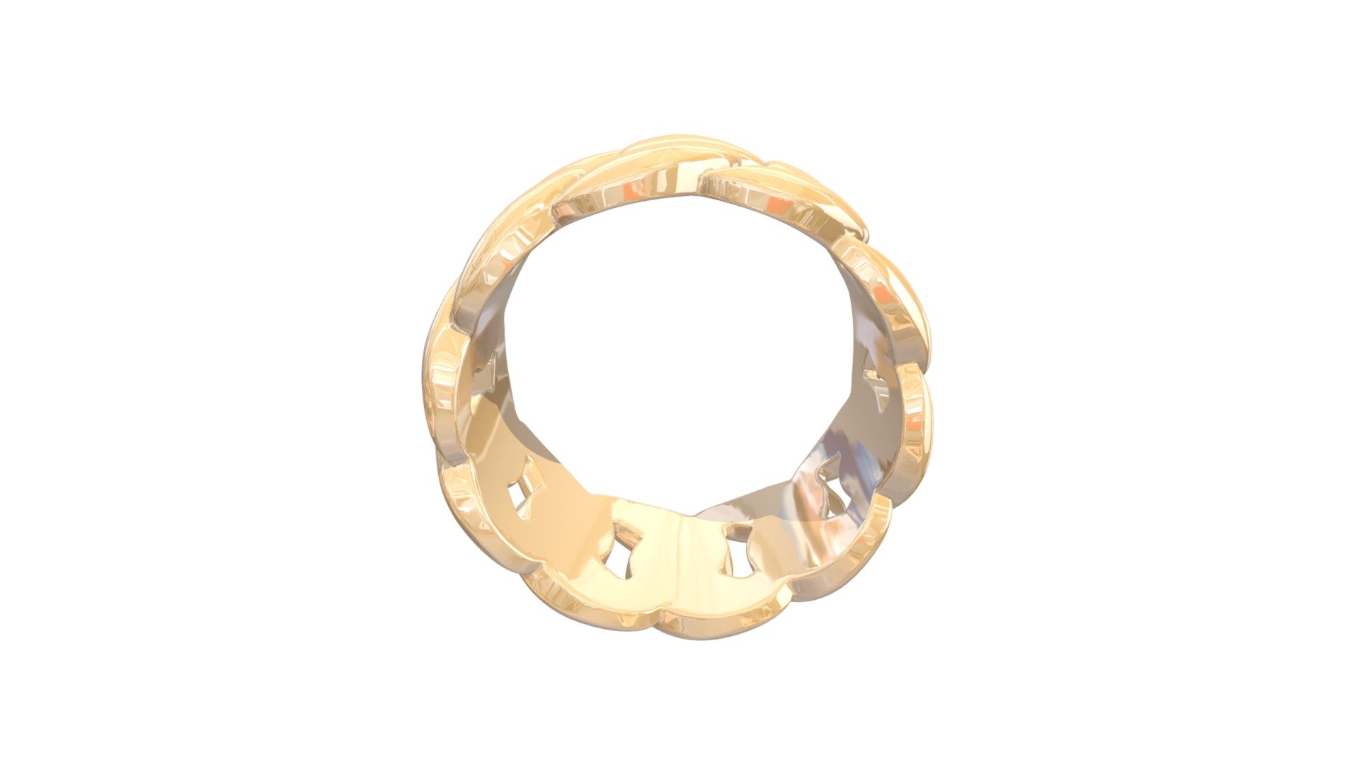 Miami Cuban Ring 12 MM - 3D model by asapjewelry [ecc4379] - Sketchfab