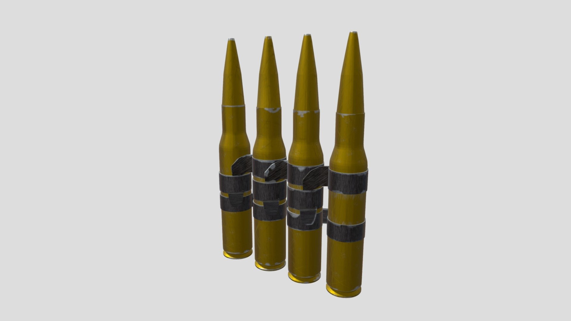 50 Cal Ammo - 3D model by BCMC Digital Resources Manager (@web_manager ...
