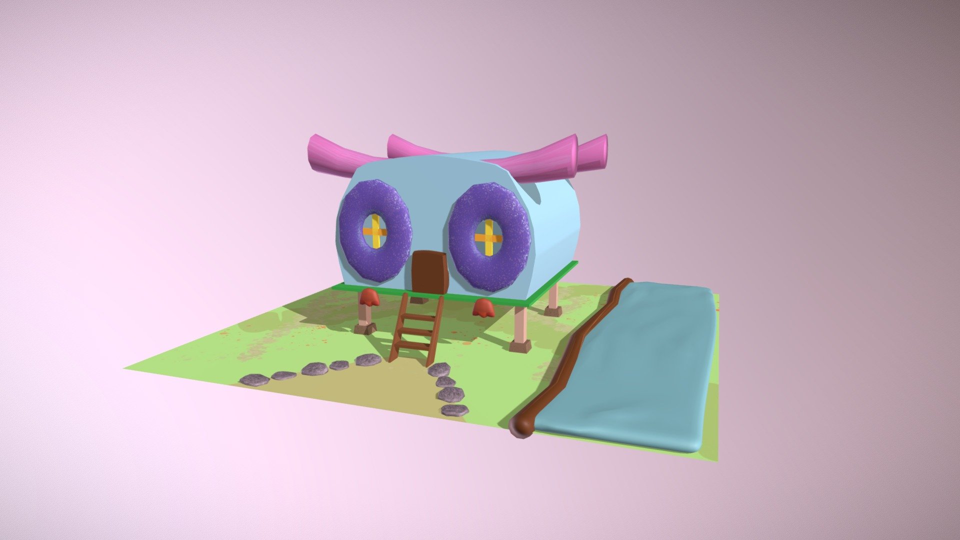 Owl House - 3D model by Kelly (@kellytang) [ecc5127] - Sketchfab