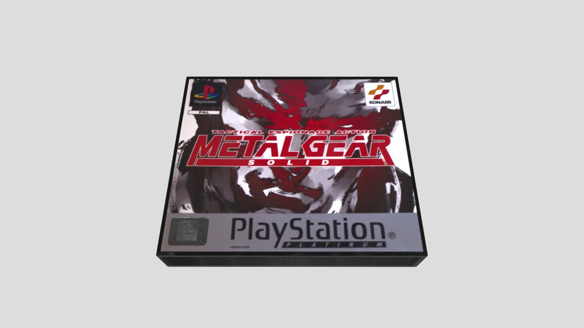 Playstation One Jewel Case - Metal Gear Solid - 3D model by bowinhyzo ...