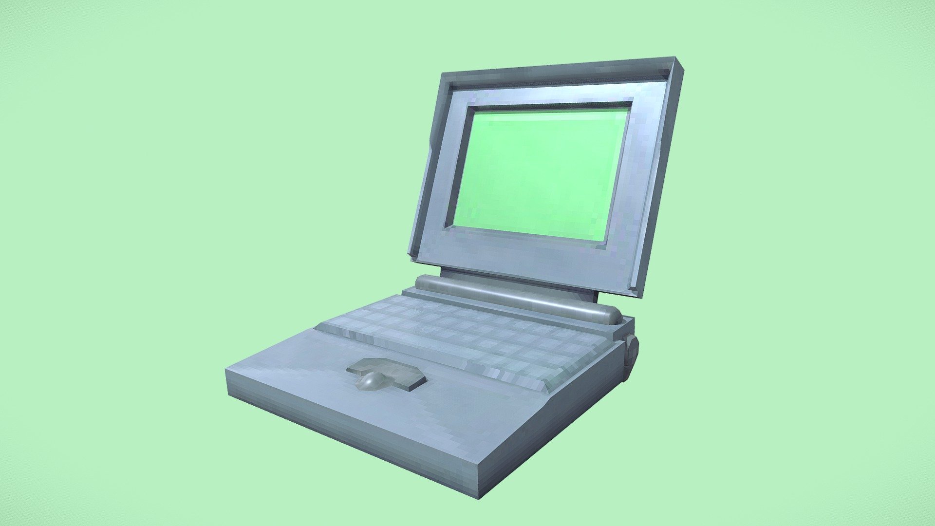 1990s Low Poly Laptop - Download Free 3D model by elomation [ecc59f3 ...