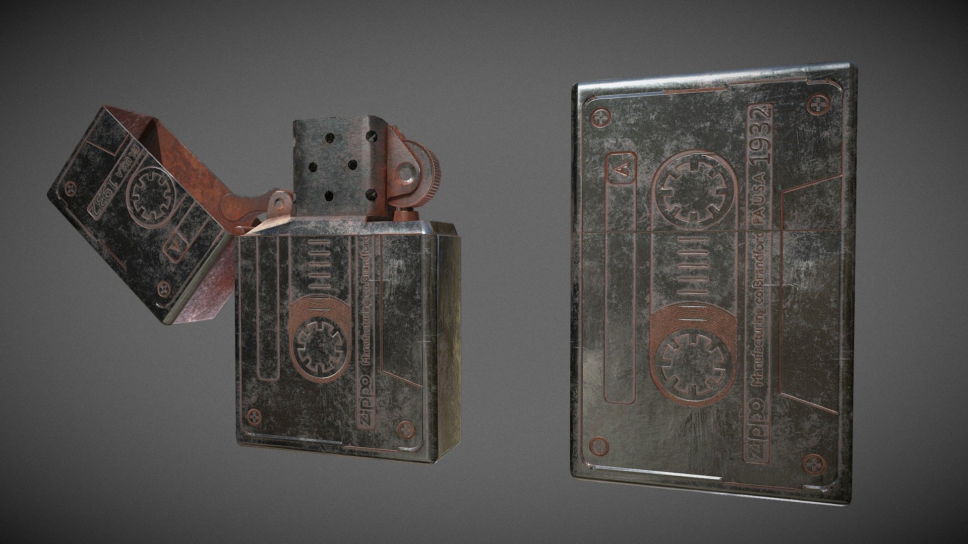 Lighter - 3D model by Manish Gautam (@grvgtm664) [ecc6b84] - Sketchfab
