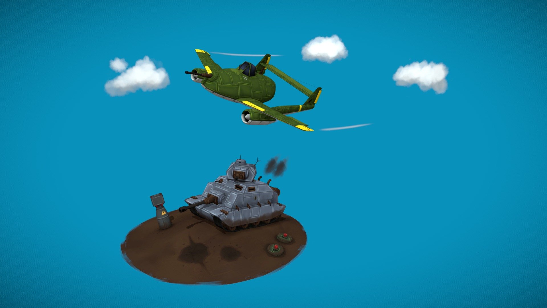 Battle Pals - 3D model by Calvin Buth (@calvinbuth) [ecc9938] - Sketchfab