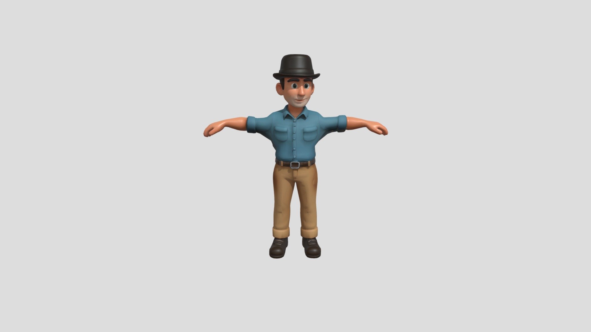 Stylized Male Character – Rigged & Game-Ready - 3D model by FrieDev ...