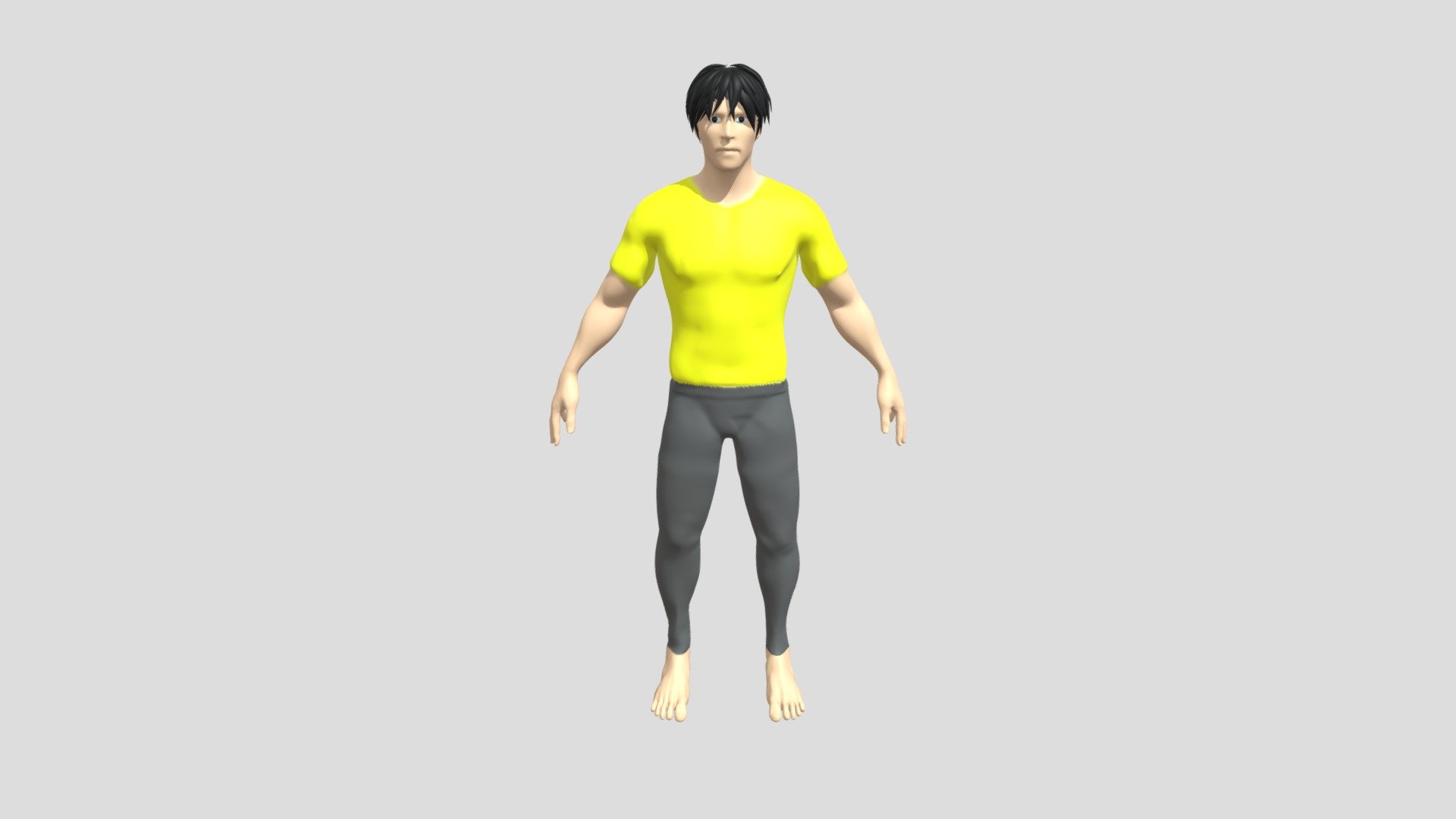 Male character - Download Free 3D model by itzlogyt1 [eccaf39] - Sketchfab