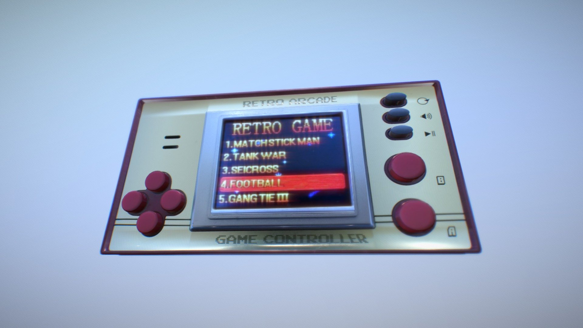 Retro Arcade Game Controller - Download Free 3D model by 3Dee ...