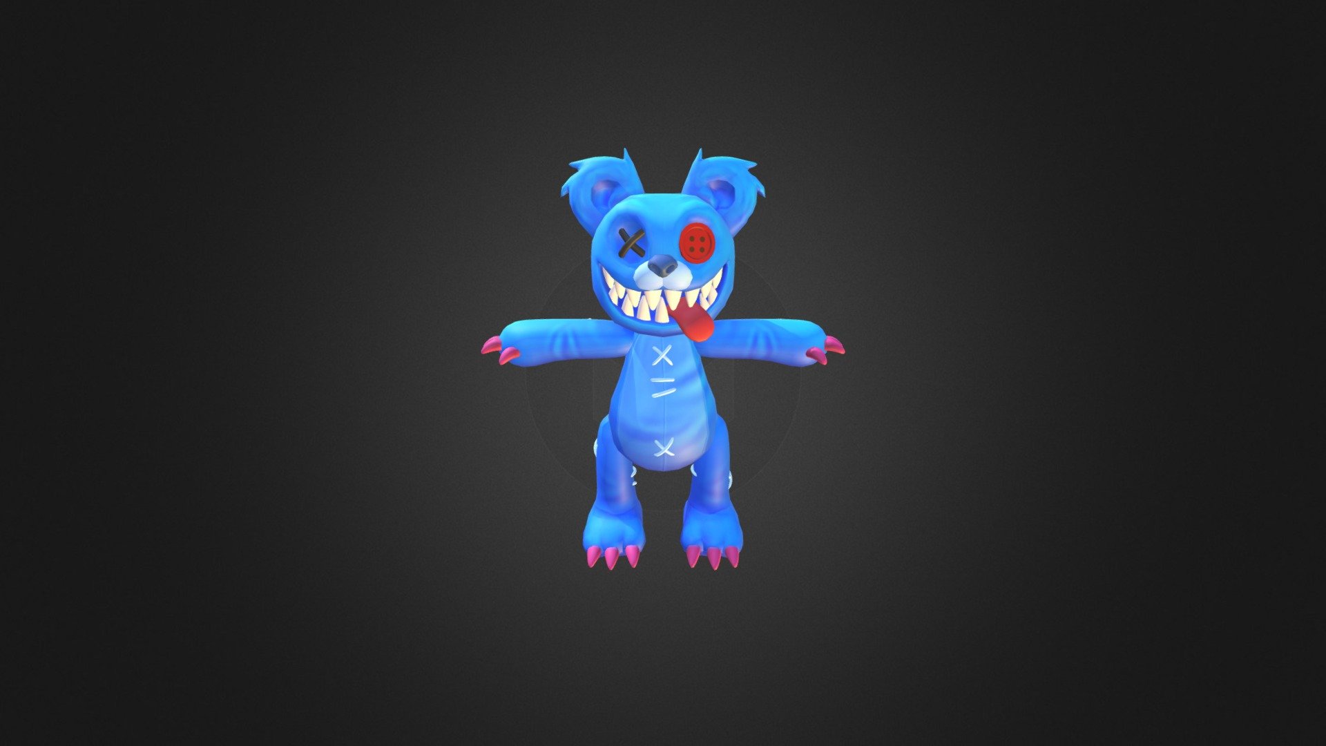 Blue Teddy - Buy Royalty Free 3D model by ngpquynh (@phuongquynh0 ...