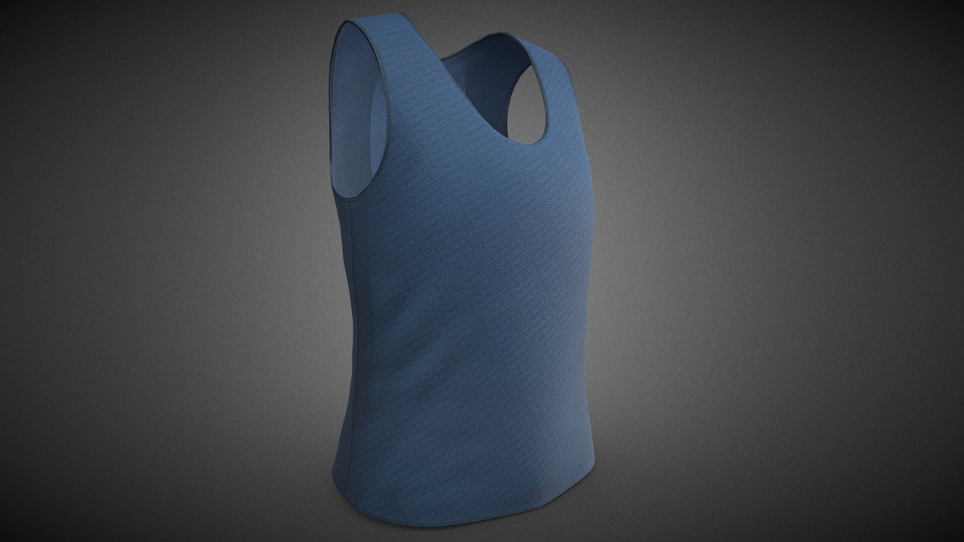 Blue Tank Top - Buy Royalty Free 3D model by CG StudioX (@CG_StudioX ...