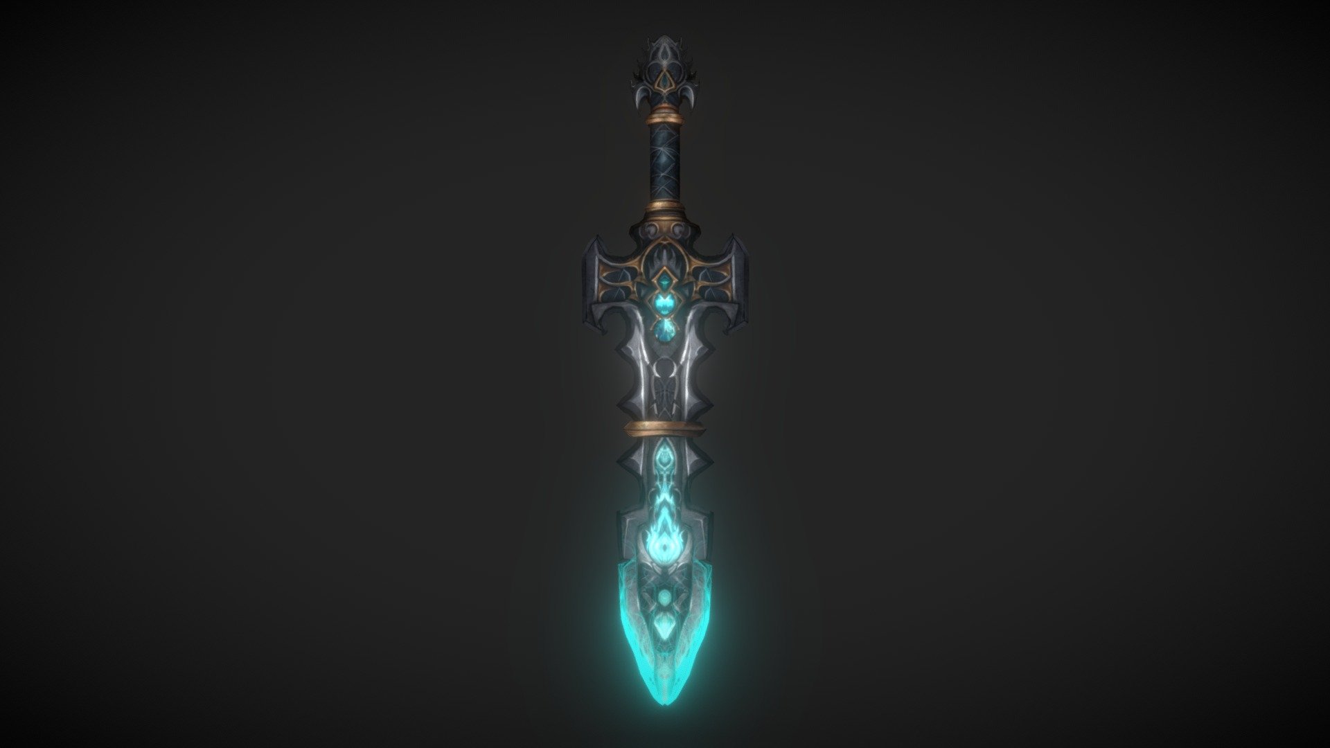 Sword Handpainted Texture Stylized Lowpoly - Buy Royalty Free 3D model ...