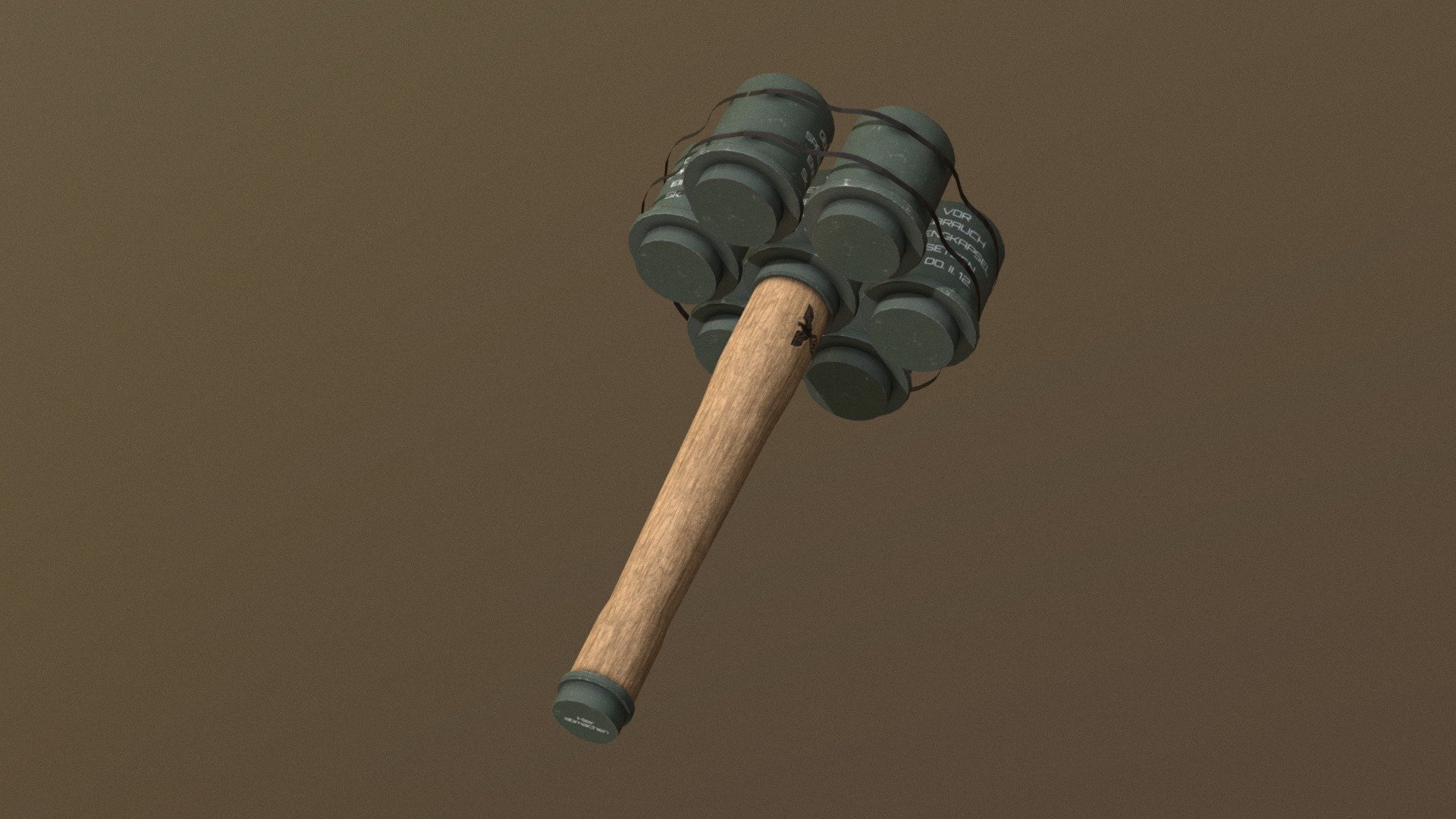 German model .24 Grenade bundle - ww2 - Buy Royalty Free 3D model by ...