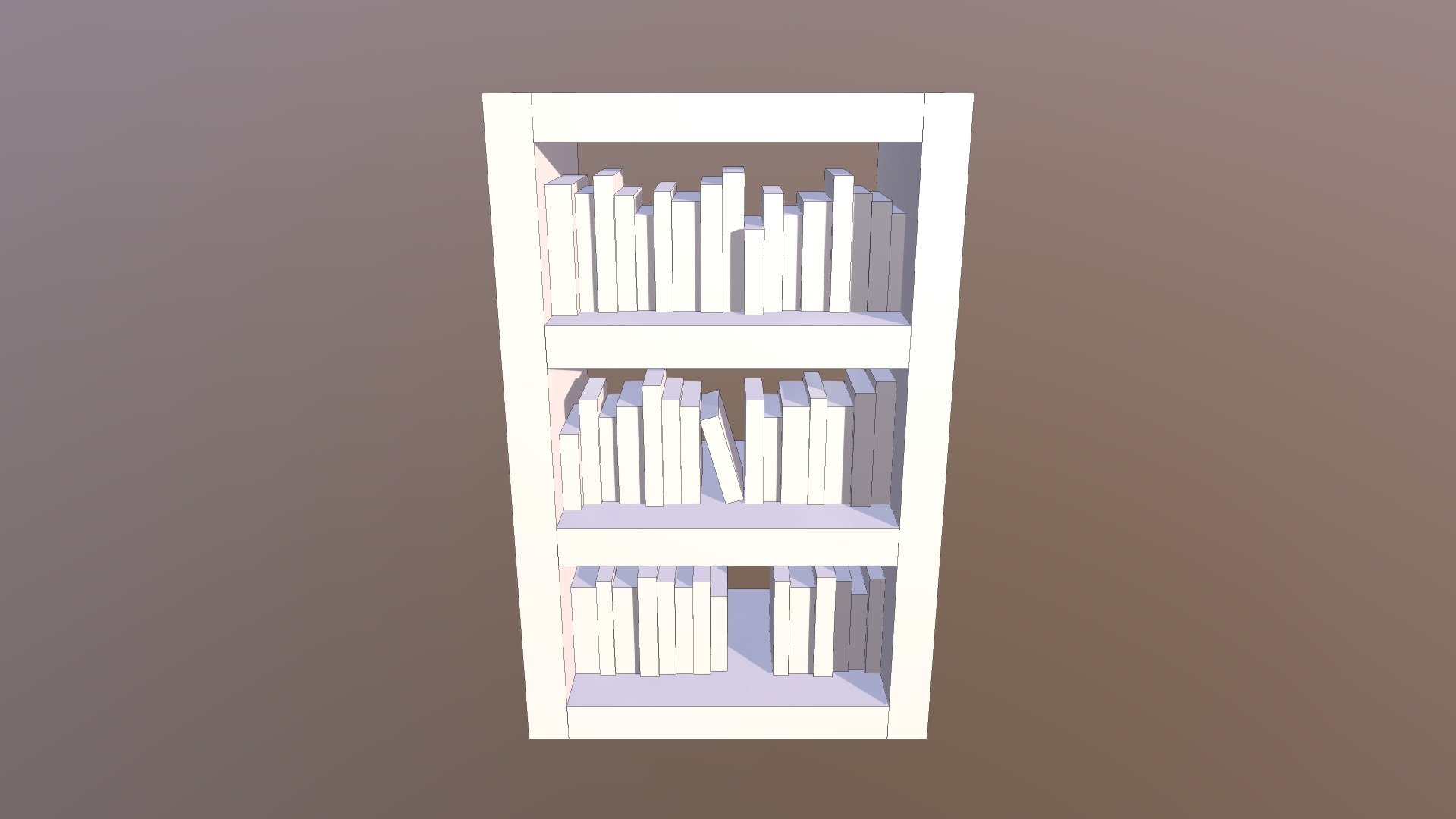 Book Shelf - 3D model by Tiny Kestrel (@tinykestrel) [ecd12cc] - Sketchfab