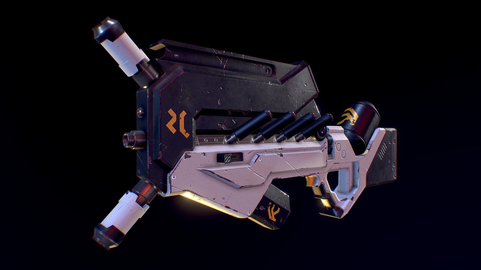 Assault Rifle - 3D model by Raoul_in_Red [ecd3a45] - Sketchfab