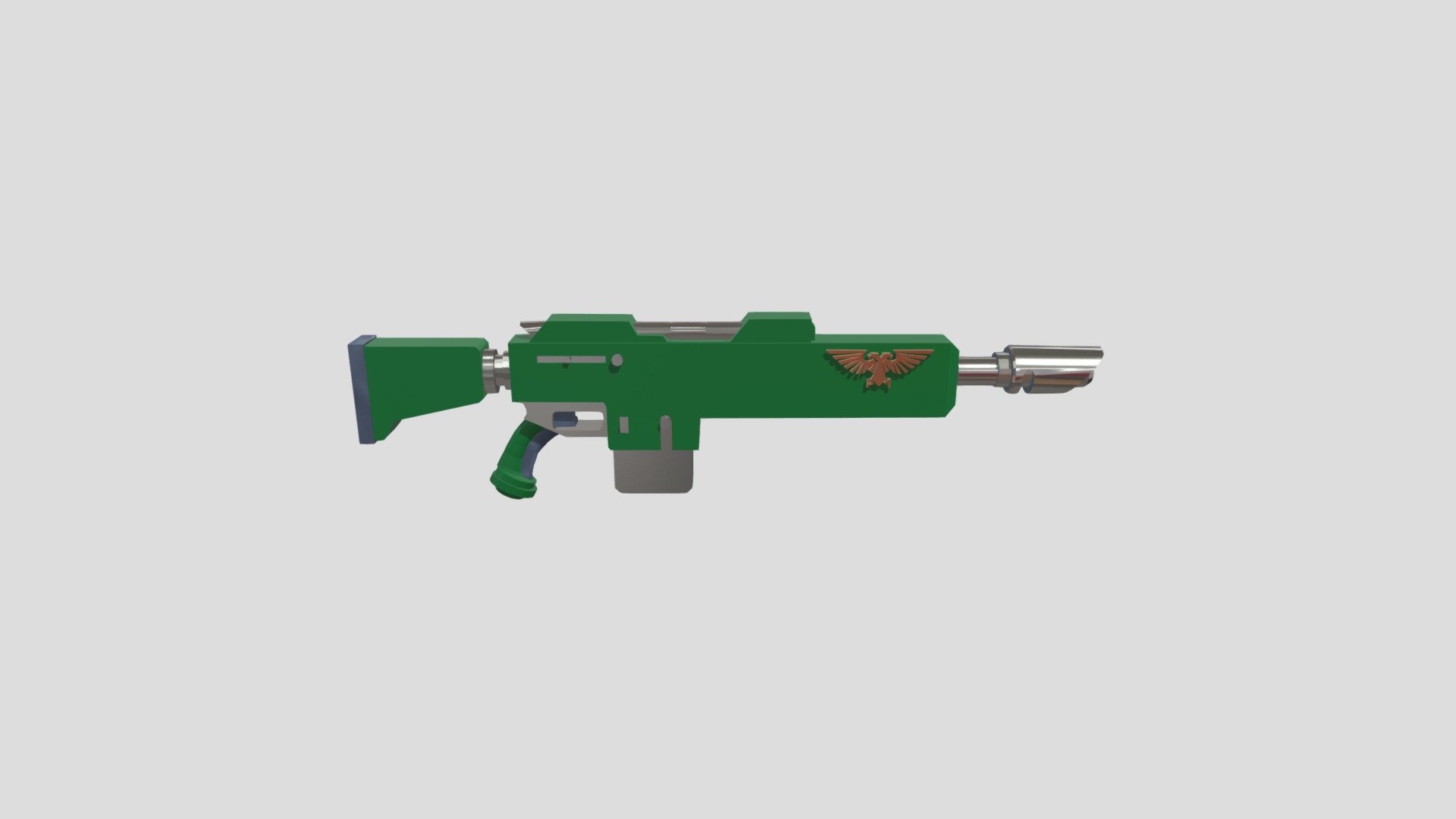 Lasgun - Download Free 3D model by JCTourret [ecd3cc9] - Sketchfab