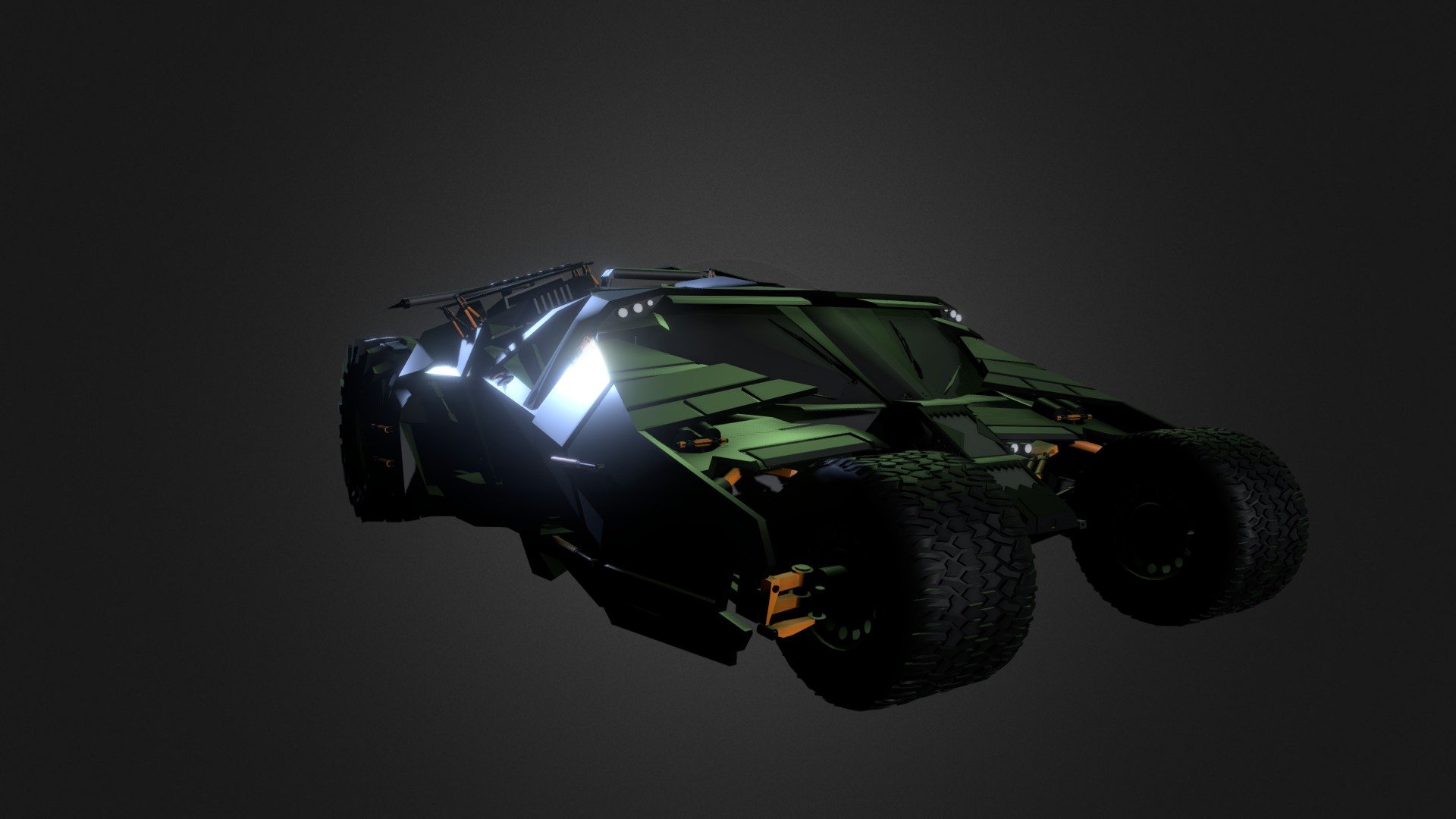 Batmobile Supercar - Buy Royalty Free 3D model by ntustudios [ecd4c71 ...