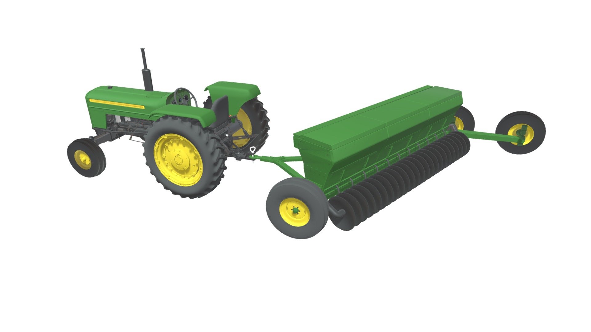 Tractor Disc Harrow - Buy Royalty Free 3D model by 3DHorse [ecd6f7c ...