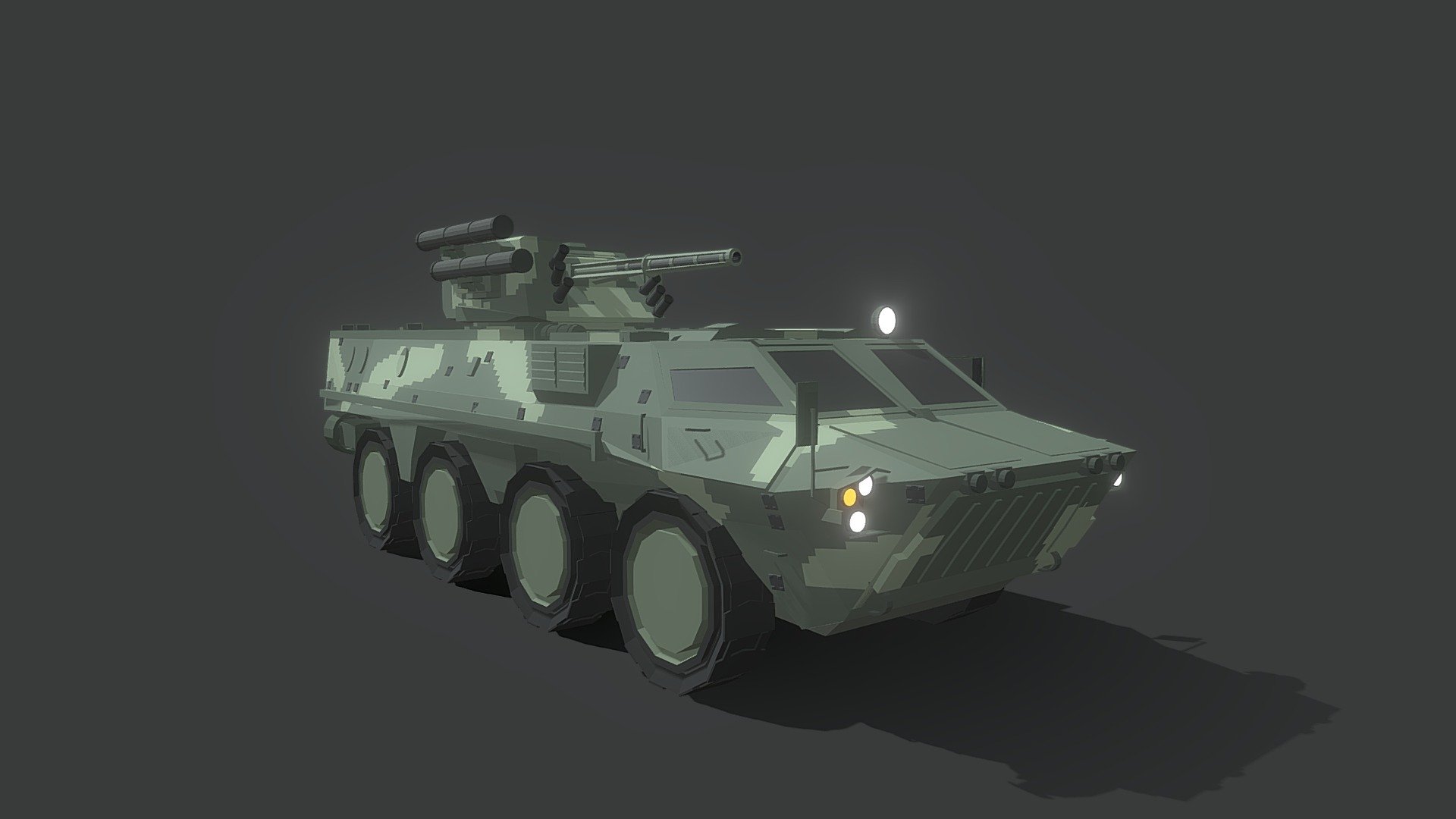 Low poly BTR 4 - Download Free 3D model by SIpriv (@S1Priv) [ecd845e ...