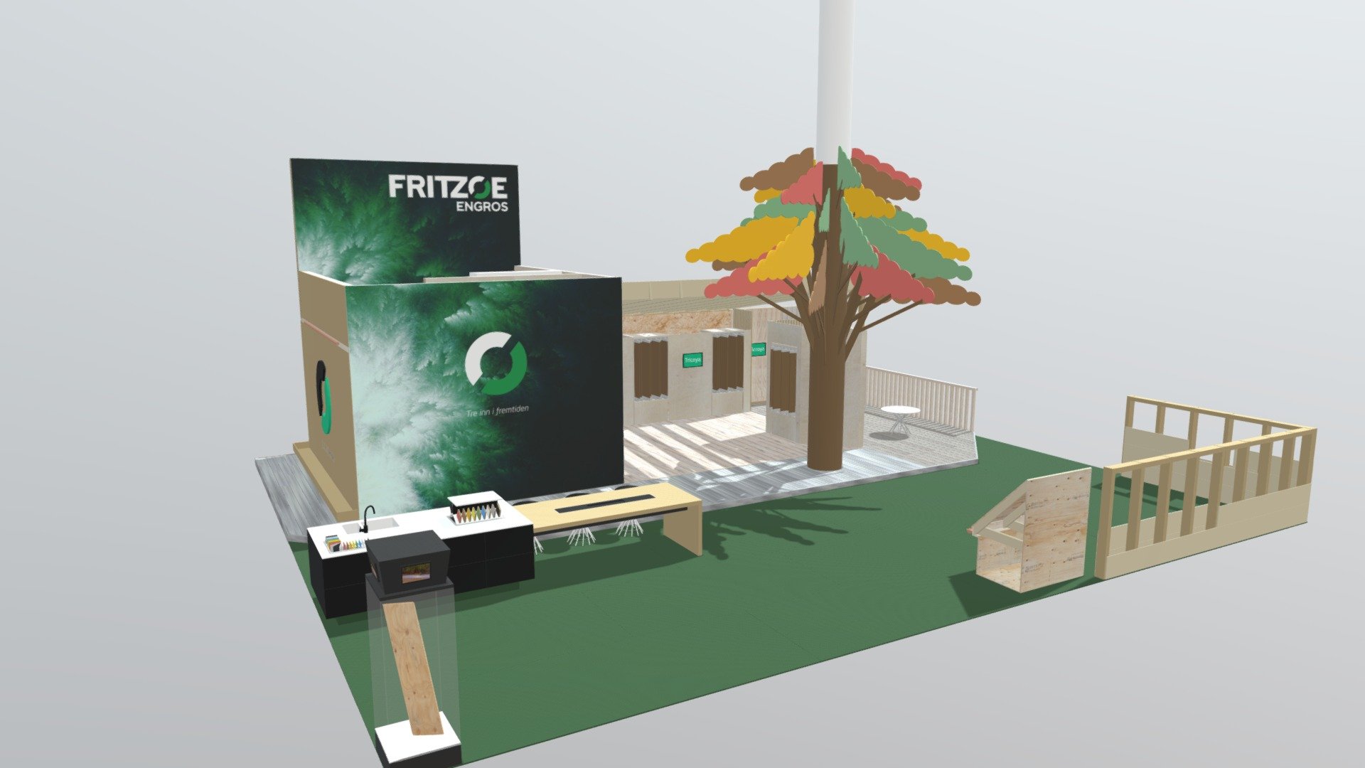 BRD 2019 stand - 3D model by femarked [ecd867b] - Sketchfab
