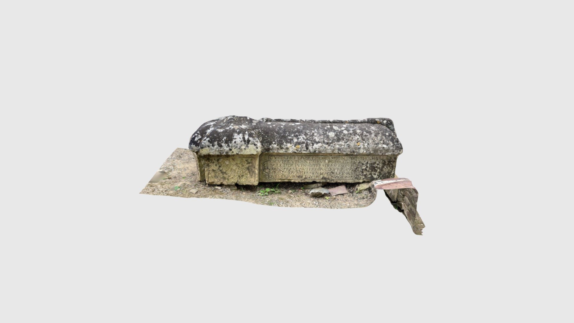 Tombe à Feuguerolles - Download Free 3D model by AnDeNan (@saladeen ...