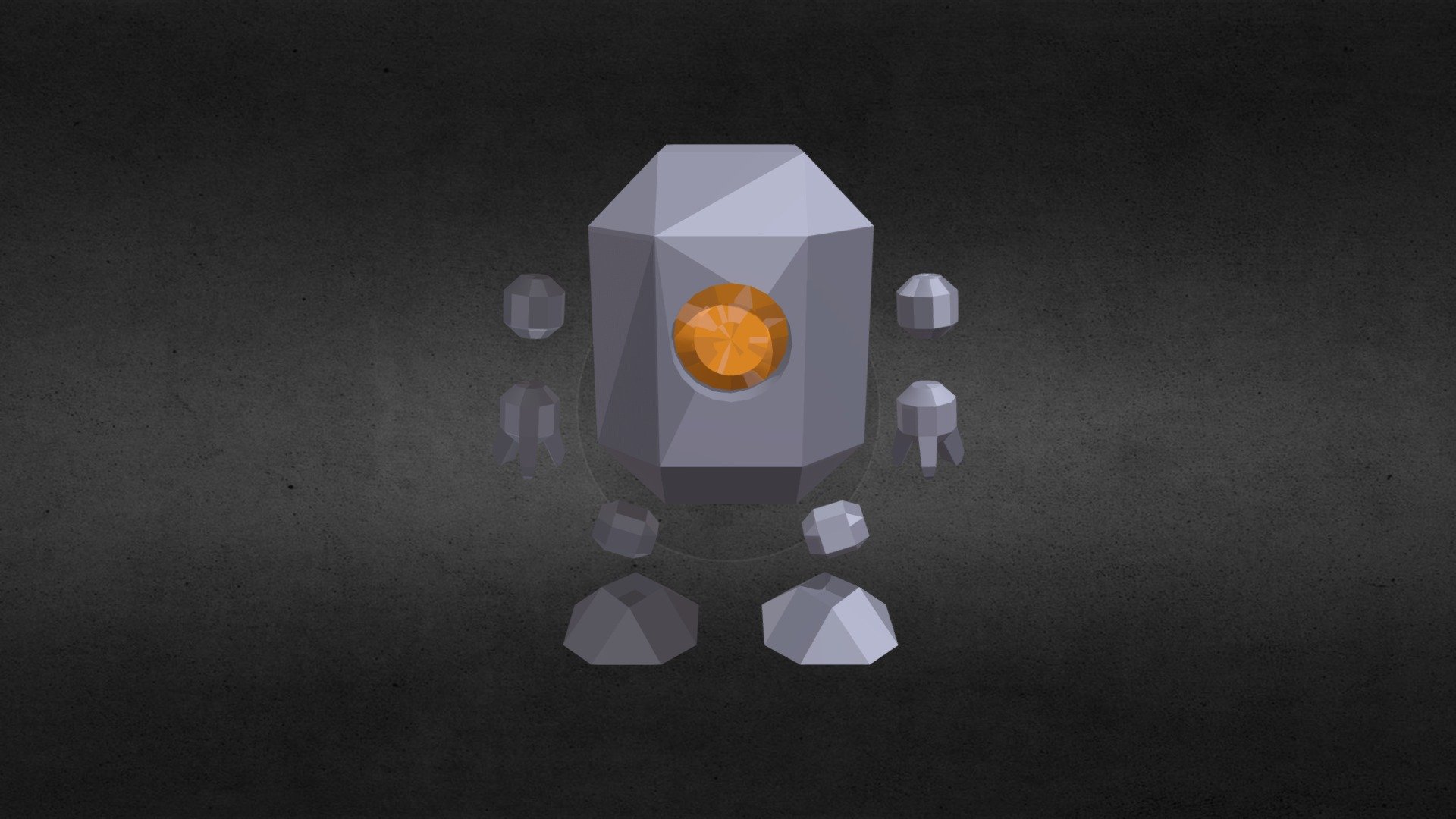 Topaz [Rock] - Ideal animation - Download Free 3D model by Mannerberg ...