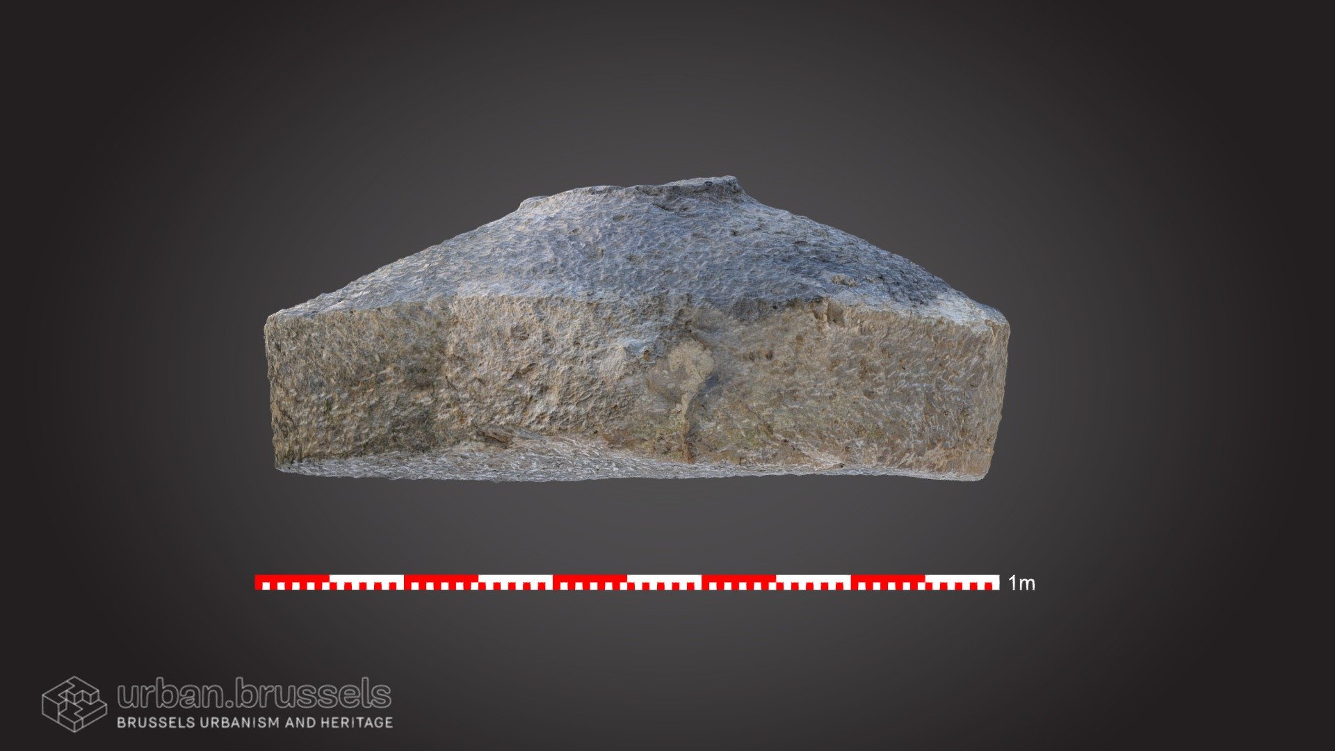 Medieval millstone, Brussels - Download Free 3D model by ArcheoBru ...