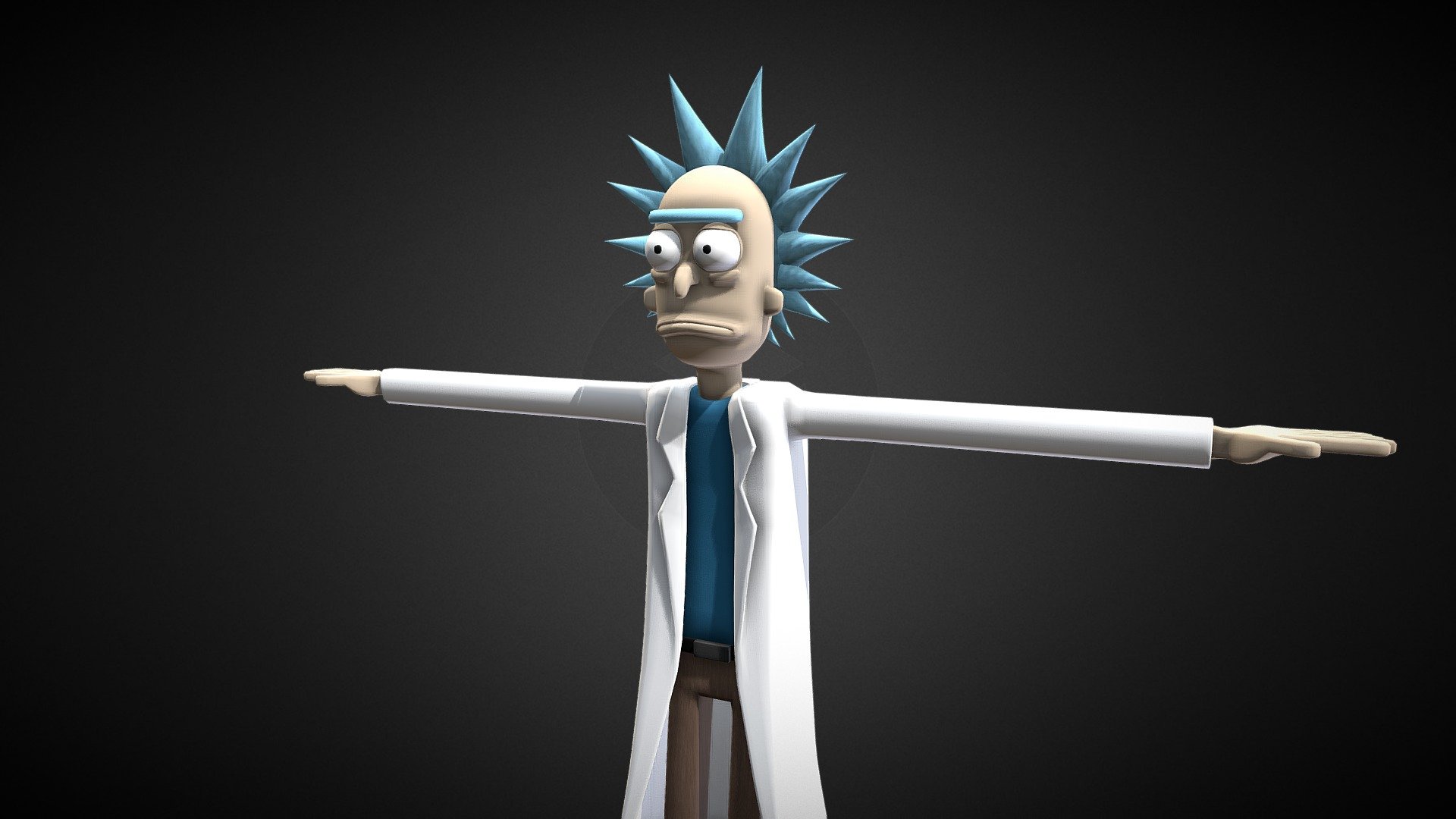 Rick Sánchez - 3D model by Diego.vlsc [ecdc567] - Sketchfab