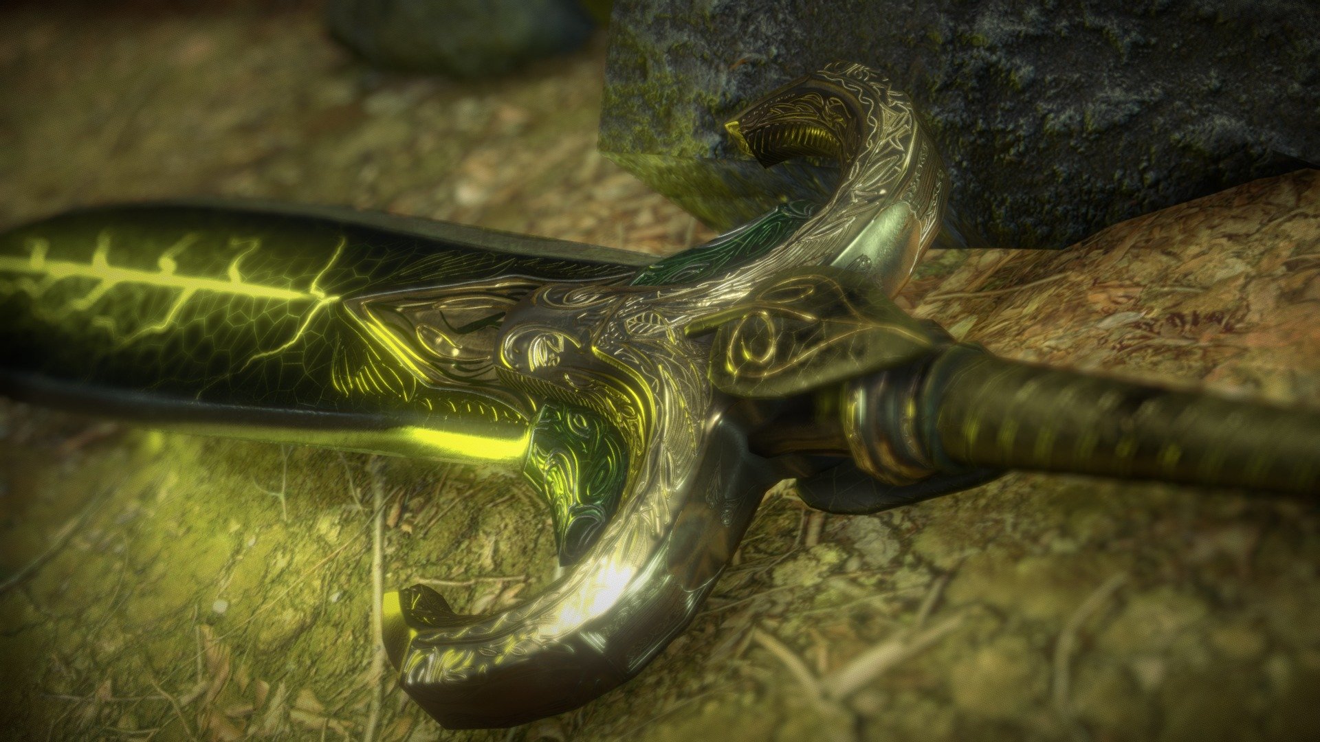 leafswordscene - 3D model by plazma019 [ecdcb79] - Sketchfab