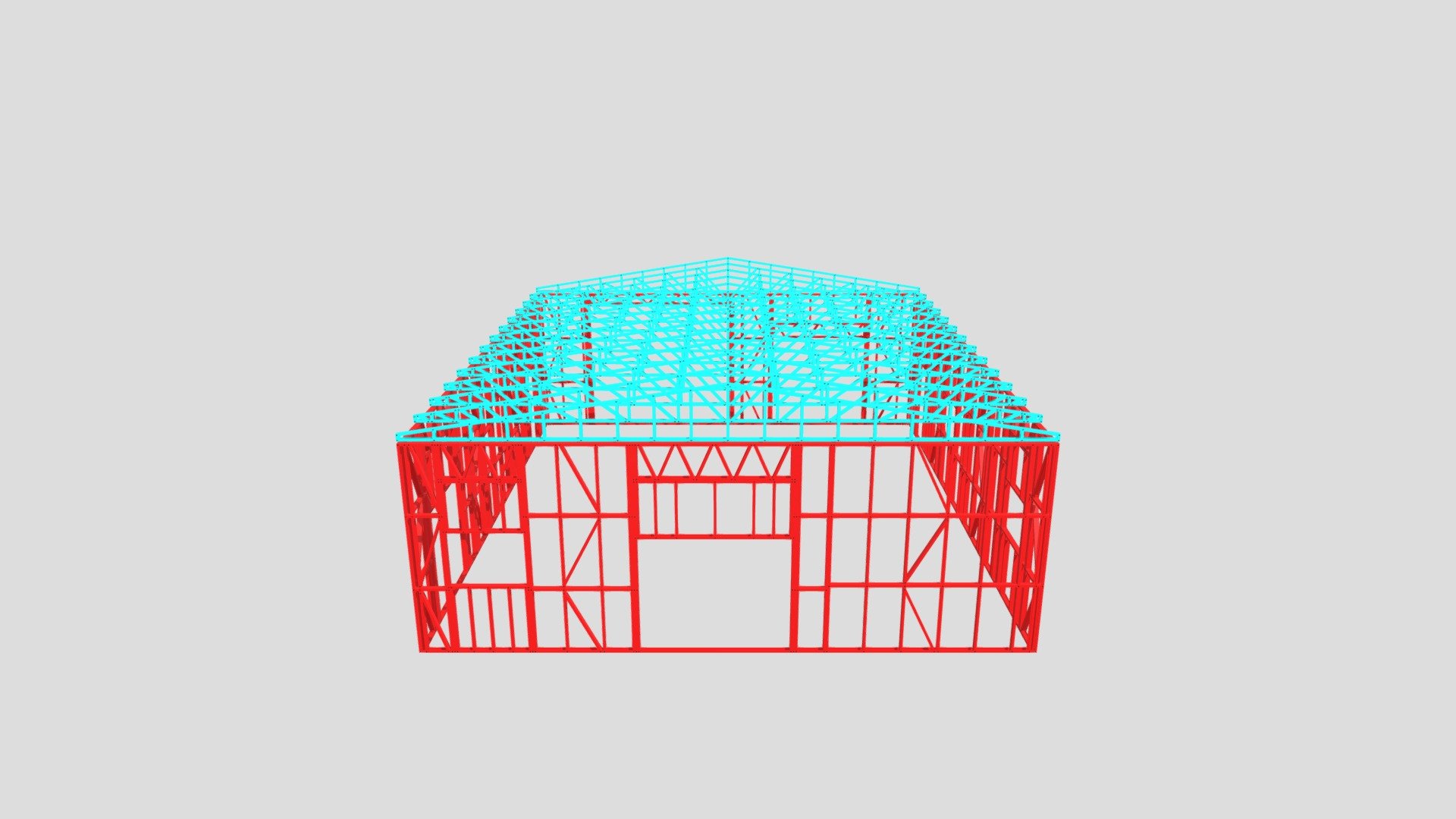 SBruce: Shed 10.0m x 11.5m R3 - Download Free 3D model by Steel Frame ...