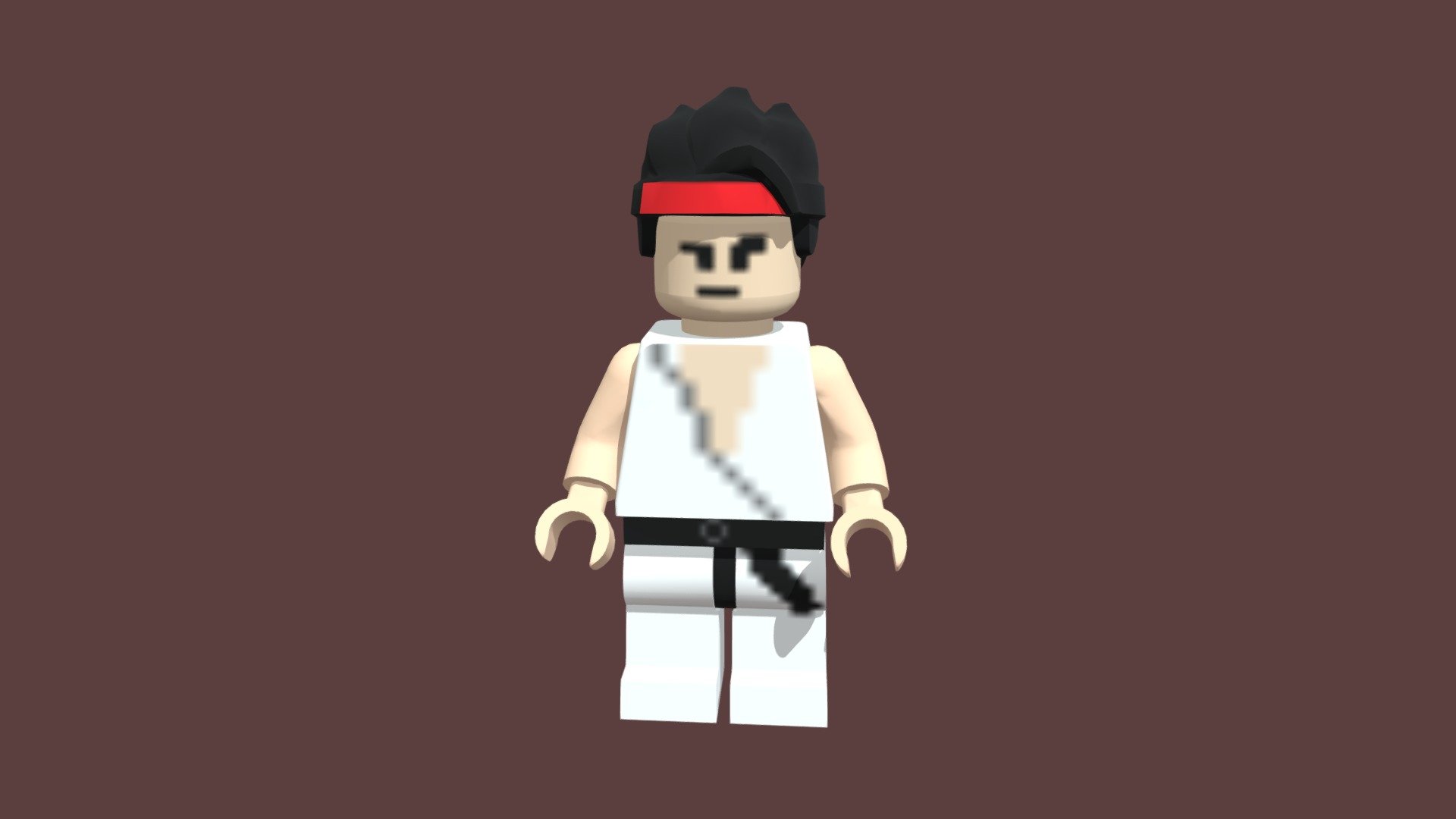Ryu Minifigure. - Download Free 3D model by Dr. Heinz Doofenshmirtz ...