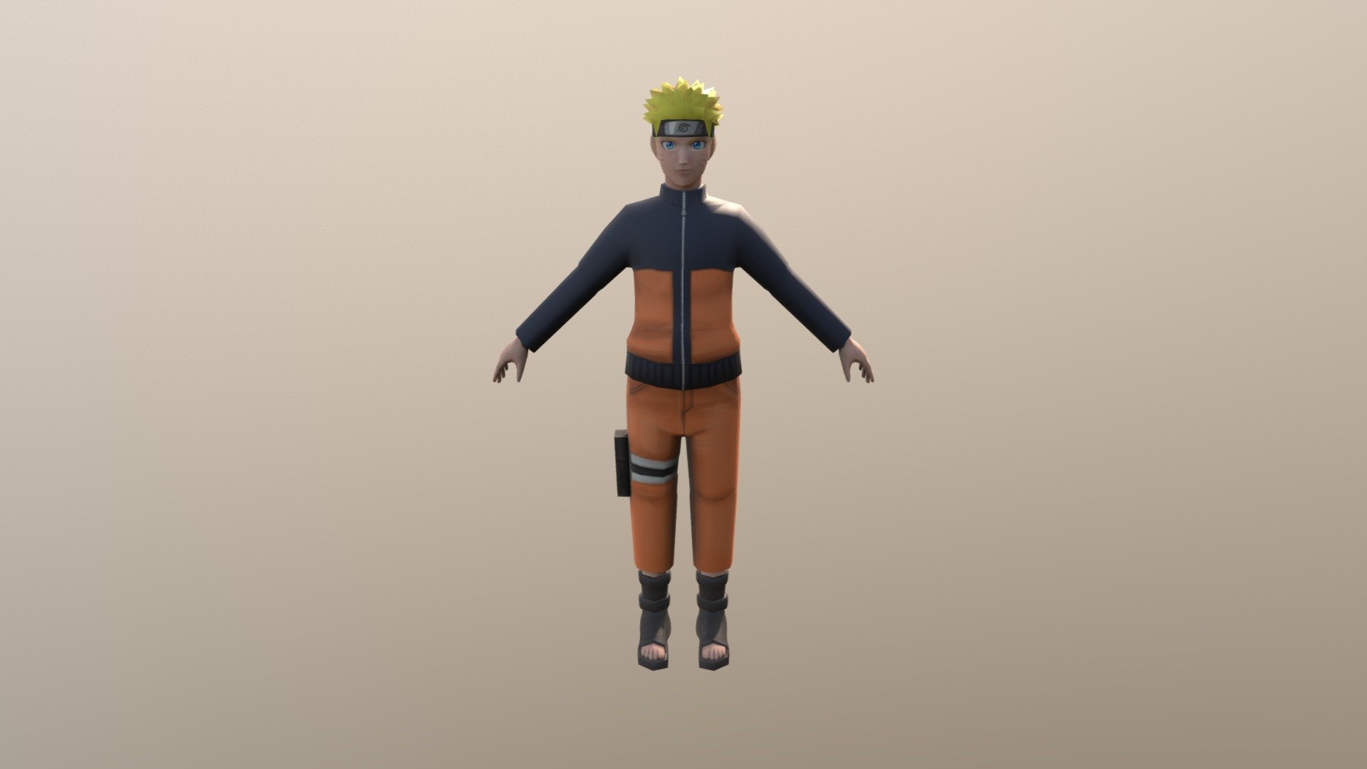 Naruto - 3D model by Lincarn (@kiyohirosakai) [ecdfd00] - Sketchfab
