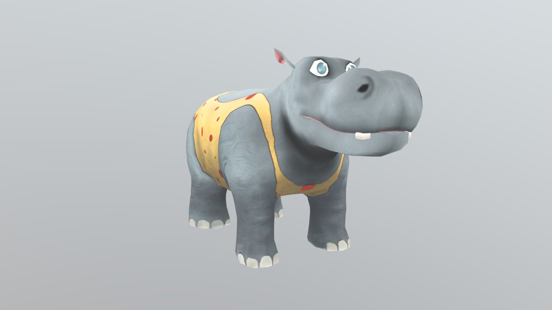 Hippo Female - Buy Royalty Free 3D model by Amanpreet Bajwa (@7bajwa ...