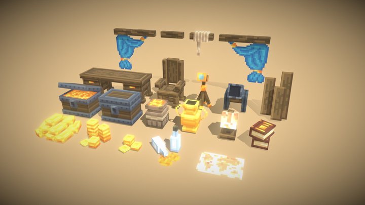 Itemsadder 3D models - Sketchfab