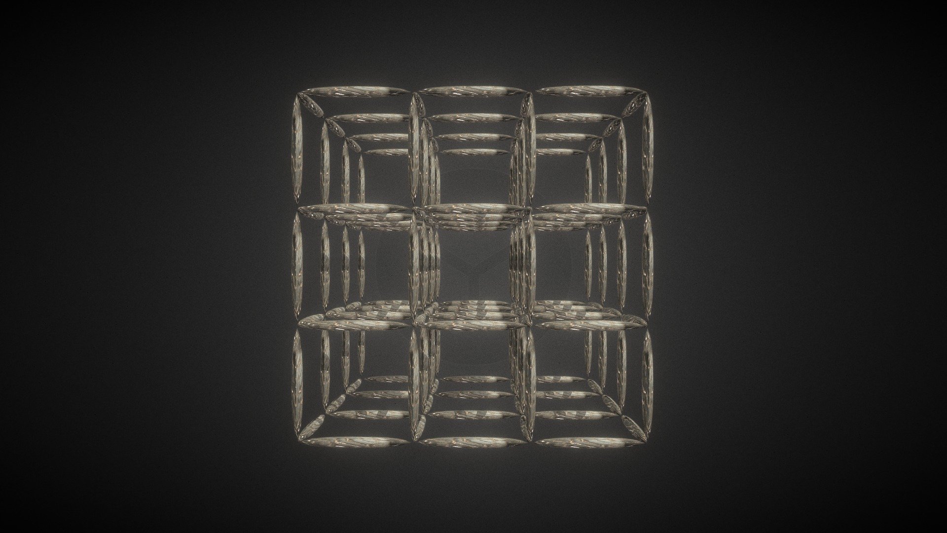 Fractal Box Structure #2 (Medium) - Download Free 3D model by Inditrion Dradnon (@dradnon ...