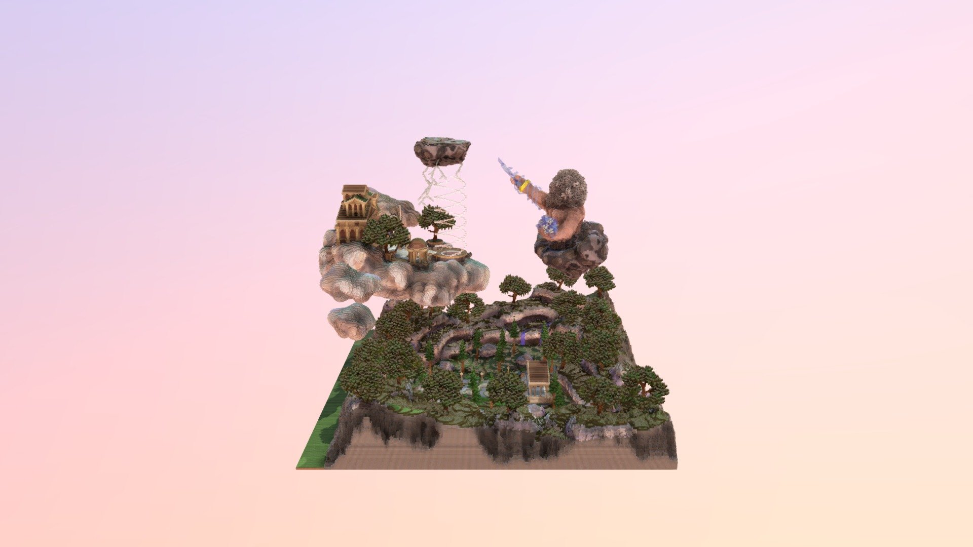 [300x300] Skyblock Spawn + Warzone - 3D model by GWolf (@WolvesMC ...