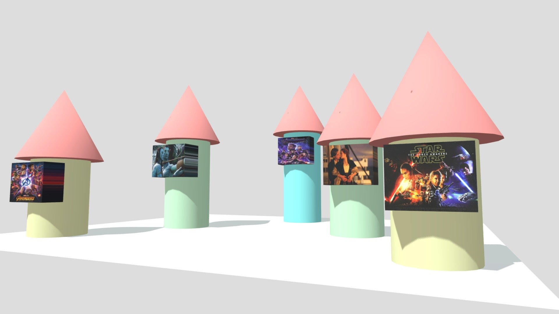 List of highest-grossing films - 3D model by Ppiengptt [ece4a20 ...