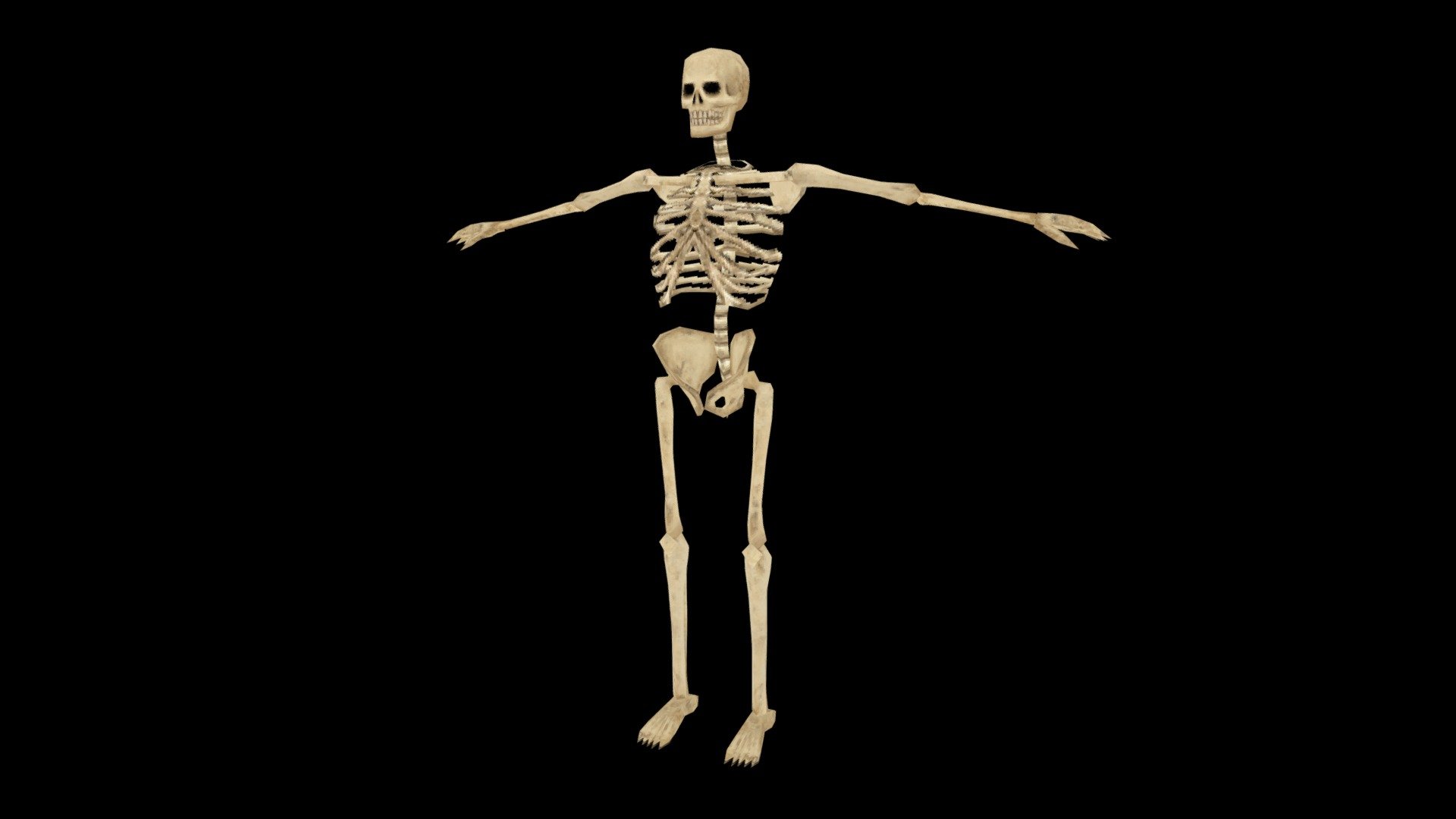 Skeleton Character PSX - Download Free 3D model by vinrax [ece576b ...