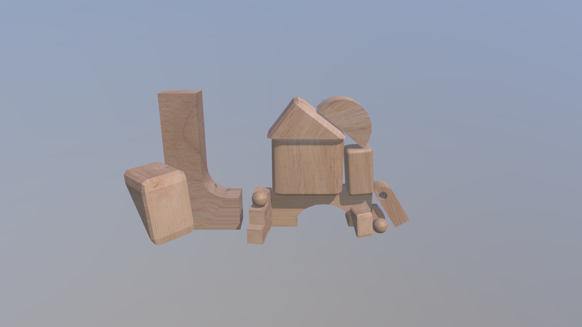 Blocks Week 07 - 3D model by b784a7 [ece6ba9] - Sketchfab