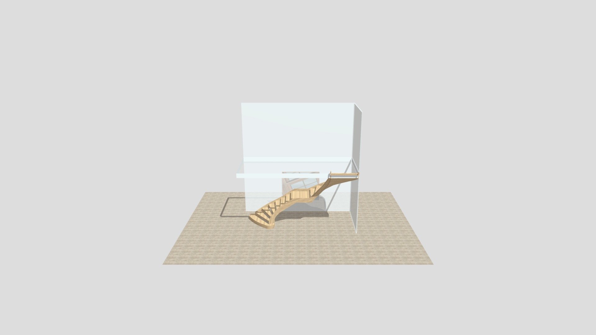 Muirton Farm staircase - 3D model by sarahfrankish [ece8583] - Sketchfab