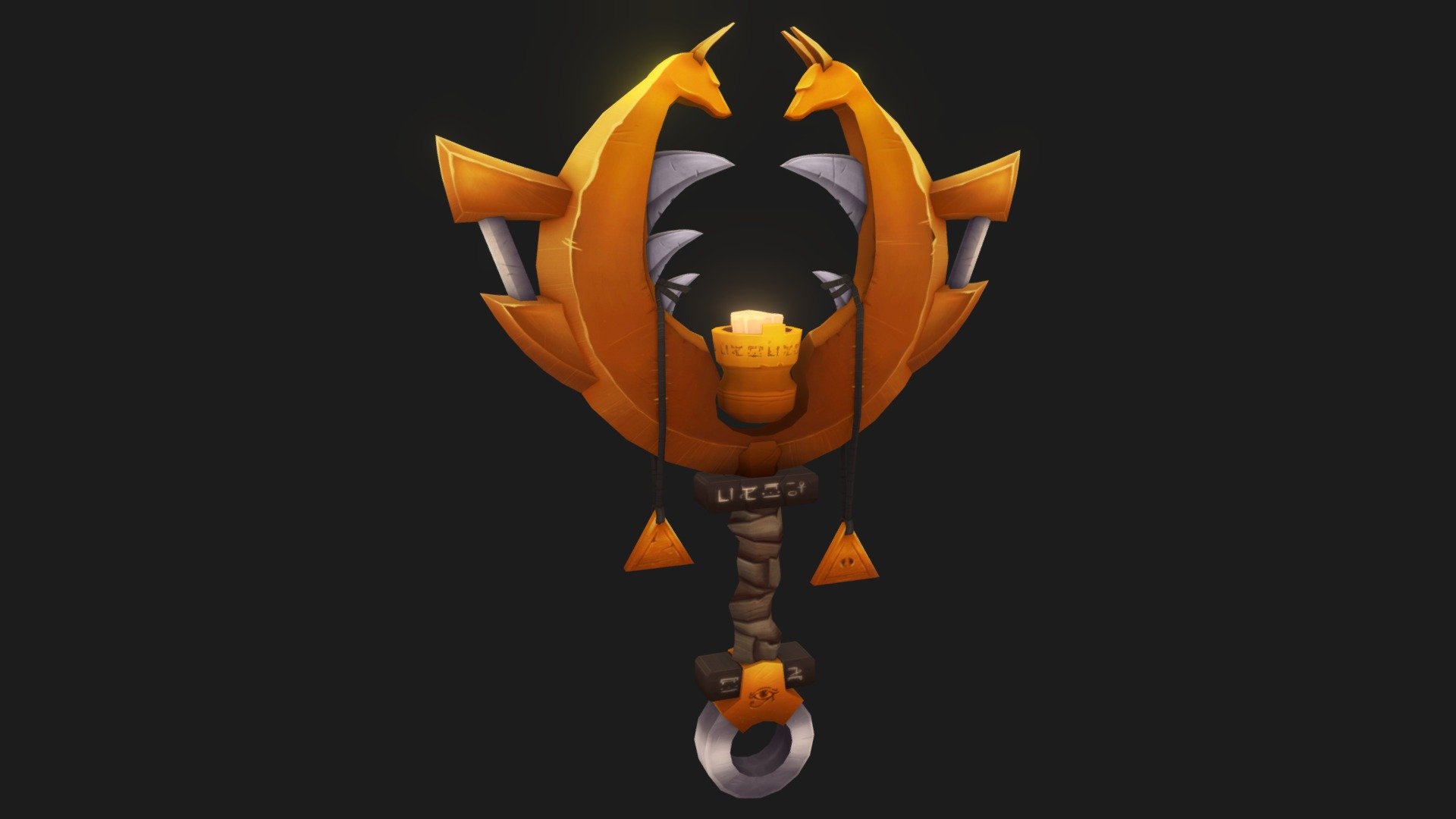 Stylized weapon - 3D model by Jens.Vandenbossche [ece871e] - Sketchfab