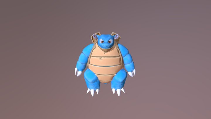 Blastoise 3D models - Sketchfab