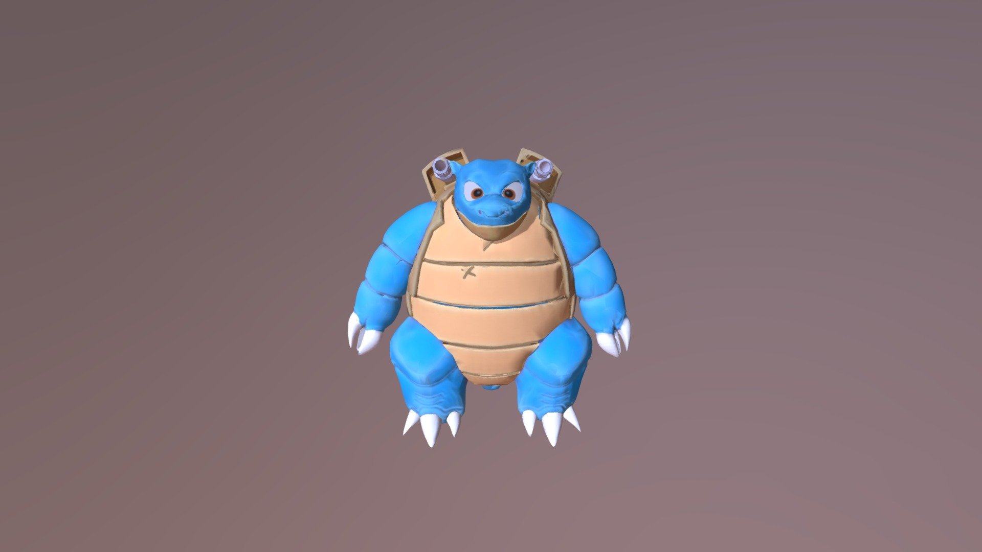 Pokemon - Blastoise - 3D model by MuneerSbehat [ecea901] - Sketchfab
